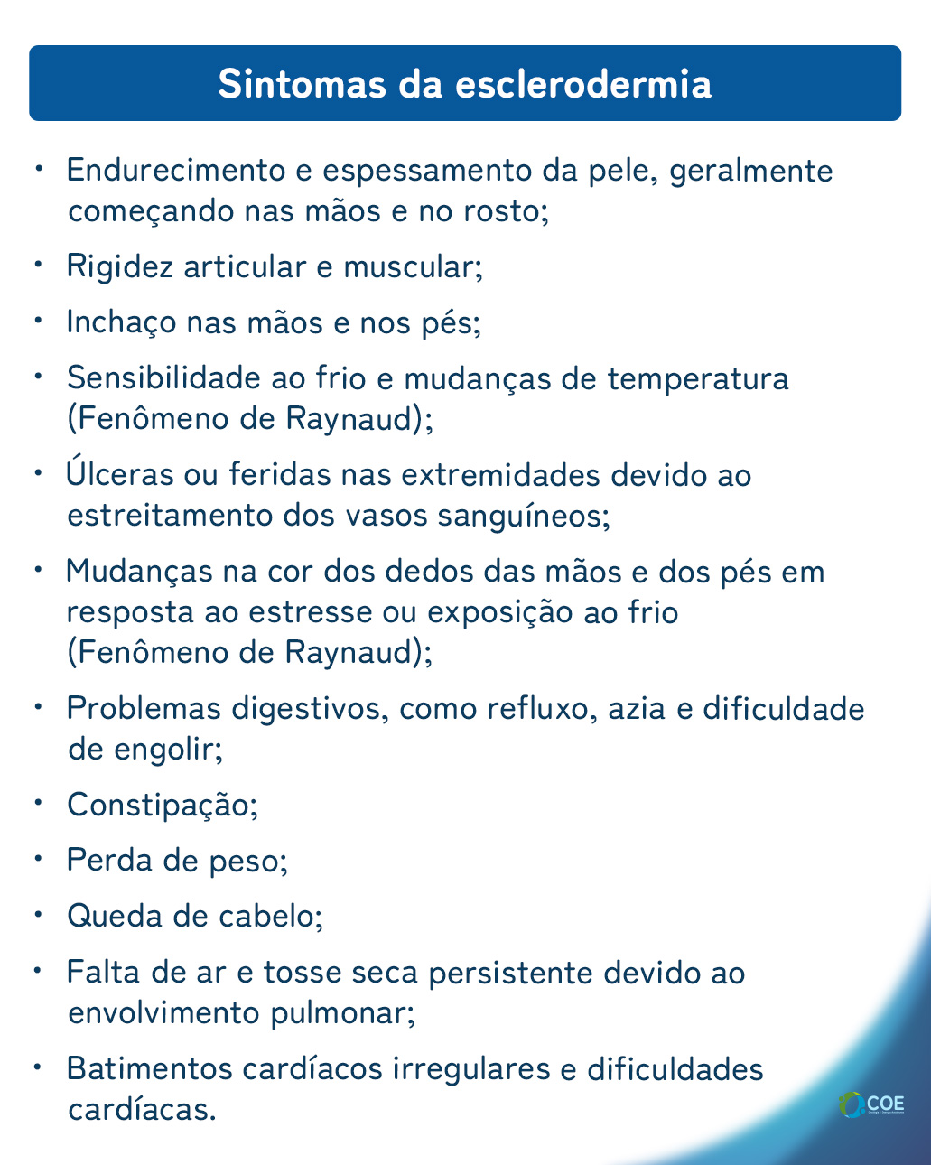 Esclerodermia: o que é, sintomas e como tratar – COE